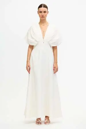 Acler Glamorgan Maxi Dress - Ivory