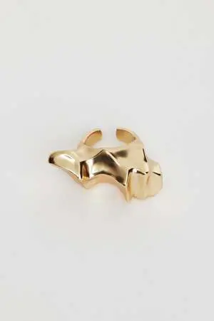 Acler Elford Double Ring - Gold