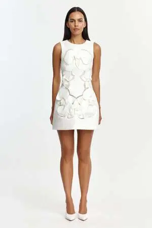 Acler Raffin Mini Dress - Ivory