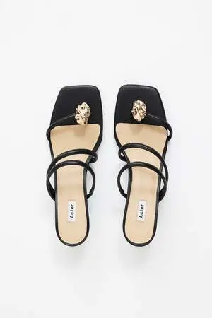 Acler Gateside Sandals - Black