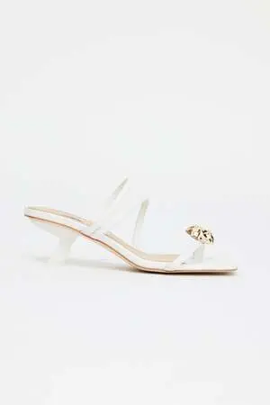 Acler Gateside Low Heel Sandals - Ivory