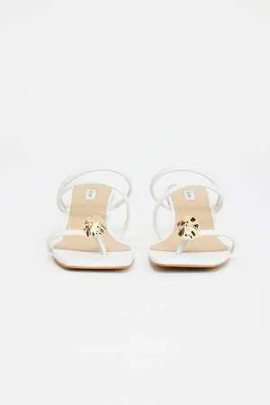 Acler Gateside Low Heel Sandals - Ivory