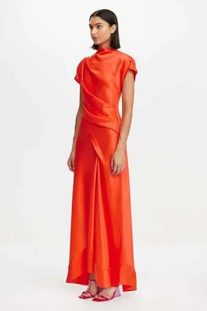 Acler Glatton Maxi Dress - Rosso