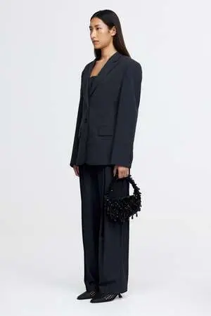 Acler Croxby Jacket - Charcoal