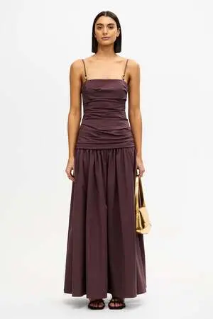 Acler Pembrey Maxi Dress - Cocoa