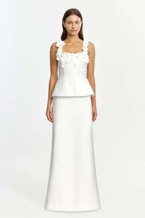 Acler Owena Maxi Dress - Ivory