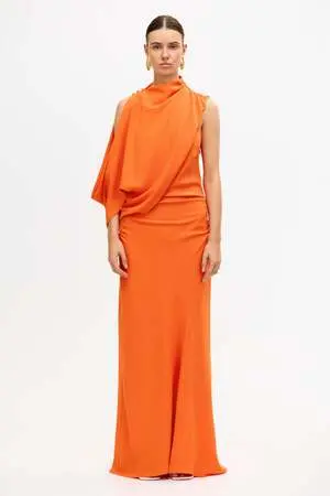 Acler Wilcott Maxi Dress - Fanta