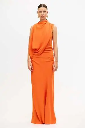 Acler Wilcott Maxi Dress - Fanta