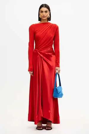 Acler ACLER ONLINE AU Hertfordshire Maxi Dress Cherry