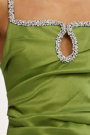 Acler Astonhall Maxi Dress - Basil Green