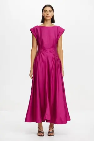 Acler Emery Midi Dress - Iris