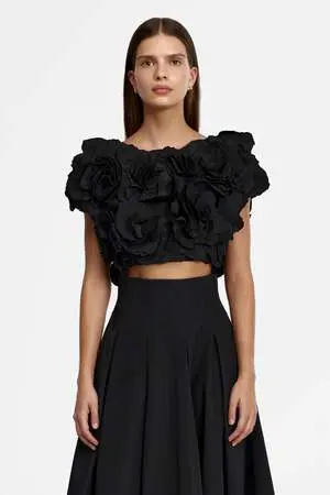 Acler Jackhill Top - Black