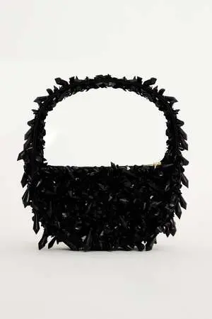 Acler Crystal Birch Bag - Black