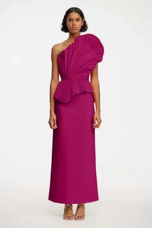 Acler Balderstone Midi Skirt - Iris