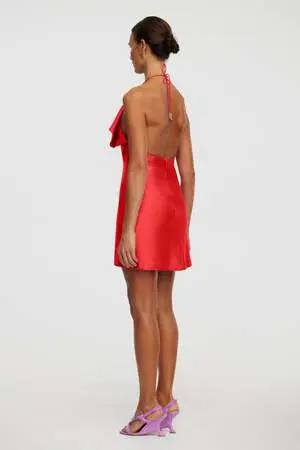 Acler Abdie Mini Dress - Chilli