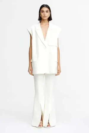 Acler Padworth Vest - Ivory