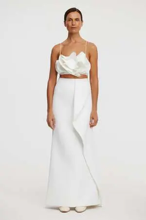 Acler Underwood Maxi Skirt - Ivory