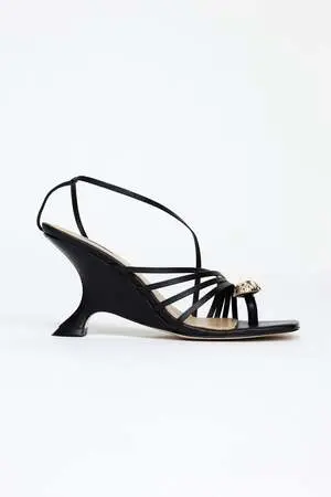 Acler Dylan Wedge - Black