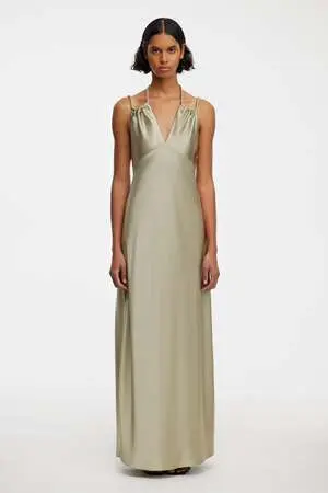 Acler Woodlake Maxi Dress - Stone
