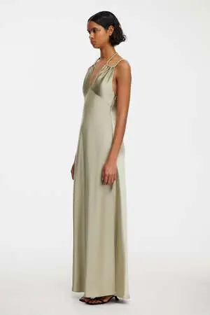 Acler Woodlake Maxi Dress - Stone