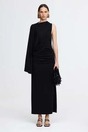 Acler Odder Midi Dress - Black