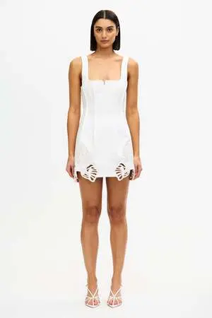 Acler Leven Mini Dress - Ivory