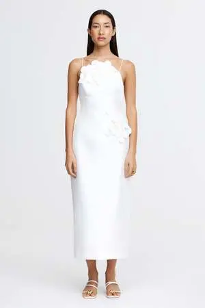 Acler Bilston Midi Dress - Ivory