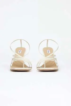 Acler Dylso Wedge Sandals - Vanilla