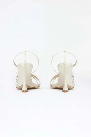 Acler Dylso Wedge Sandals - Vanilla