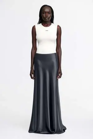 Acler Brosa Maxi Skirt - Charcoal