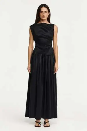 Acler Stopes Maxi Dress - Black