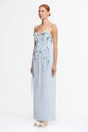 Acler Grovehill Strapless Midi Dress