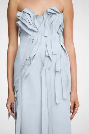Acler Grovehill Strapless Midi Dress