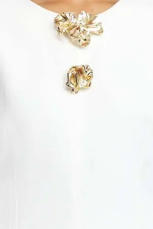 Acler Brotton Mini Dress With Gold Hardware
