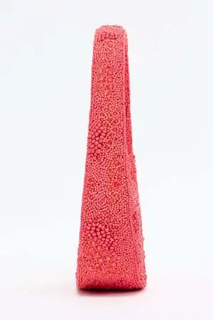 Acler Bead Birch Bag - Pomegranate