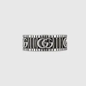 Gucci Double G Sterling Silver Ring