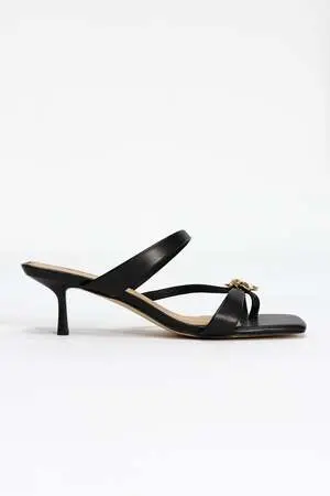 Acler Martin Heel With Signature Hardware - Black