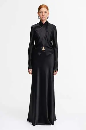 Acler Brosa Maxi Skirt - Black