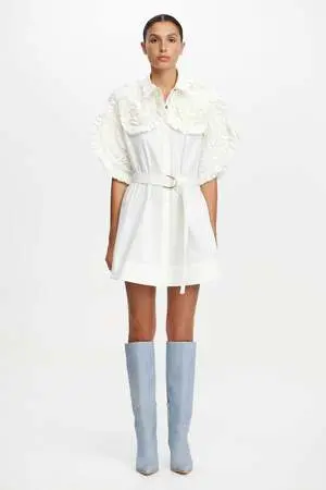 Acler Gedney Mini Dress - Ivory