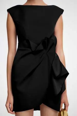 Acler Lamberton Mini Dress - Black