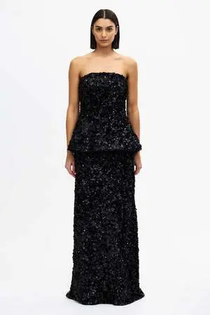 Acler Pipson Maxi Skirt - Black