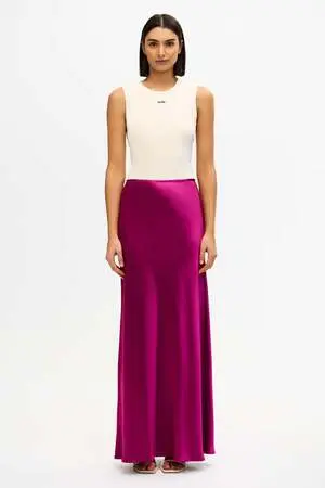 Acler Shortgreen Maxi Skirt - Iris