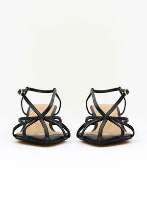 Acler Rubert Wedge Heel Sandals - Black