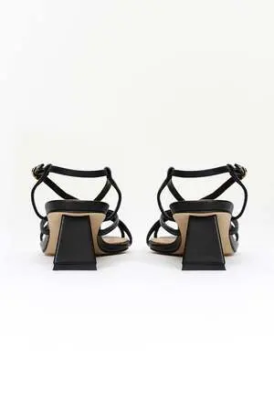 Acler Rubert Wedge Heel Sandals - Black