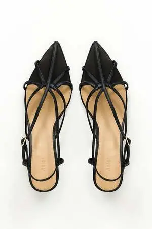 Acler Rubert Wedge Heel Sandals - Black