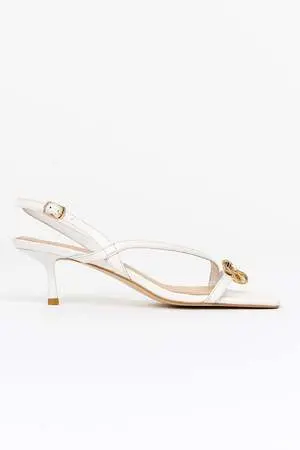 Acler Outfield Heel - Ivory