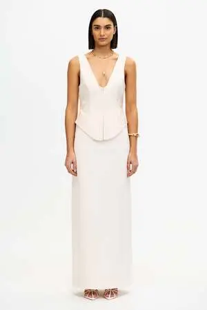 Acler Malton Maxi Skirt - Sandstone