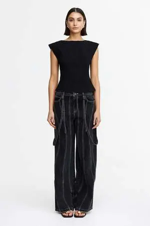 Acler Eagleton Jean - Black