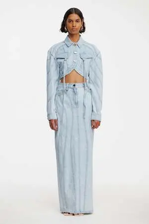 Acler Eagleton Jacket - Ice Blue