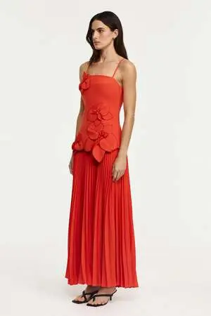 Acler Avision Maxi Dress - Chilli